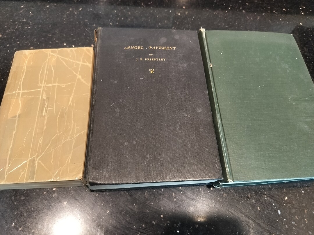 Vintage Book Collection: "river Road," "angel Pavement," "leaves of ...