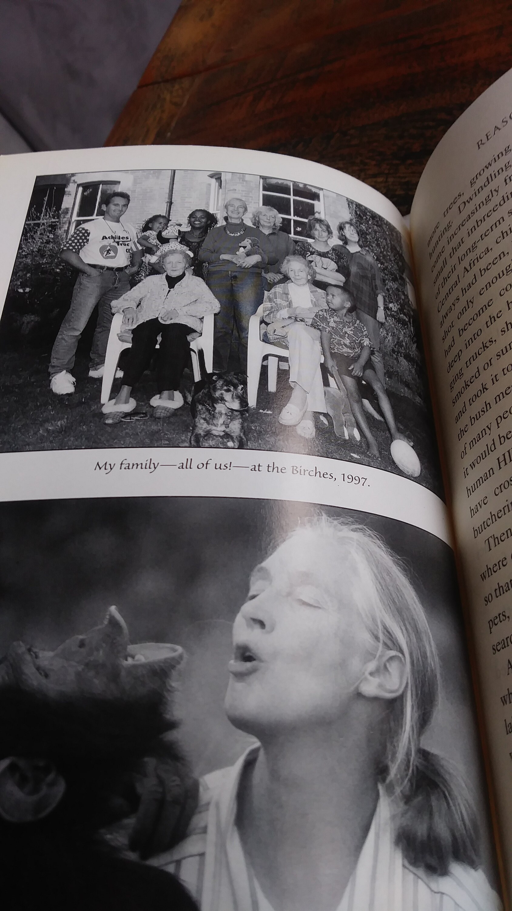 Book, "reason for Hope; A Spiritual Journey" by Jane Goodall With ...