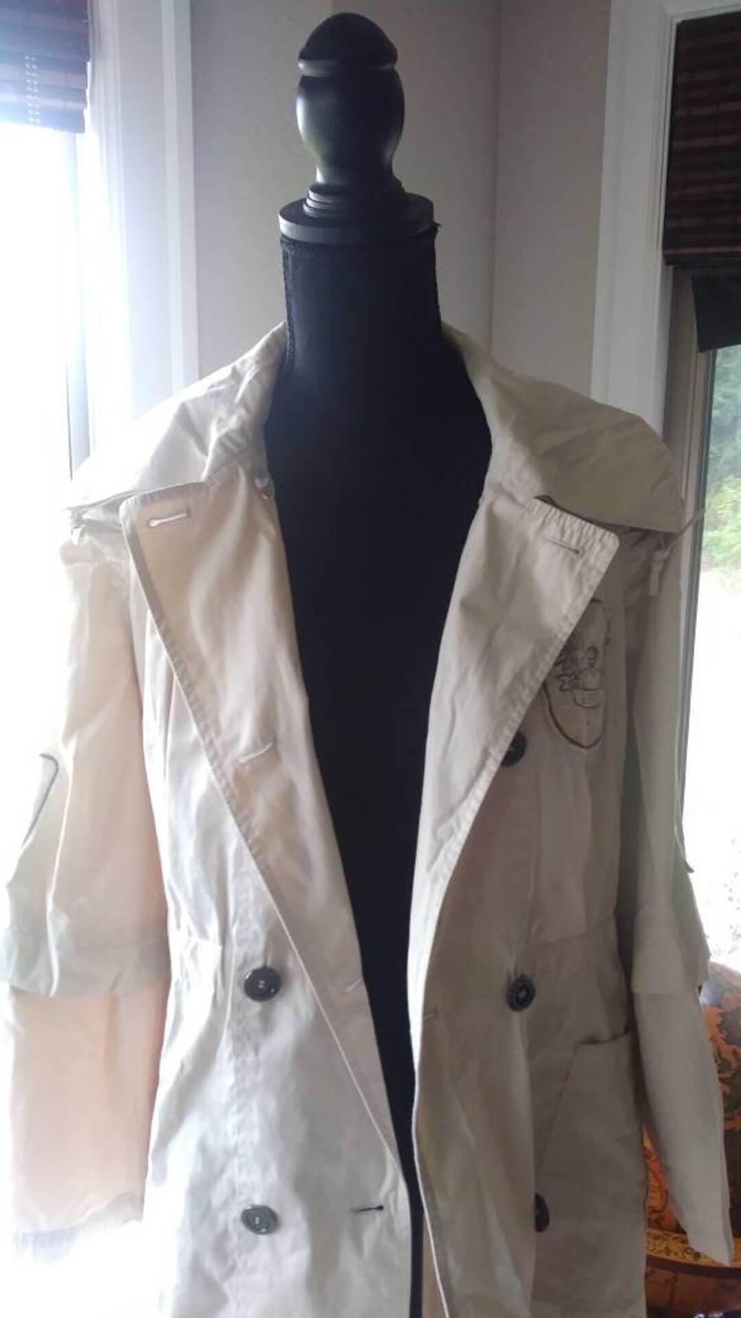 Custom Womens Zombie Trench Coat Removable Sleeves Xs - Etsy