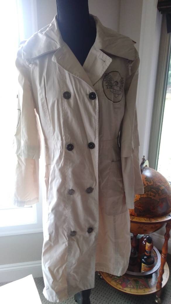 Custom Womens Zombie Trench Coat Removable Sleeves Xs - Etsy