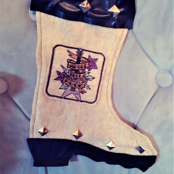 Punk Rock Stocking - Etsy