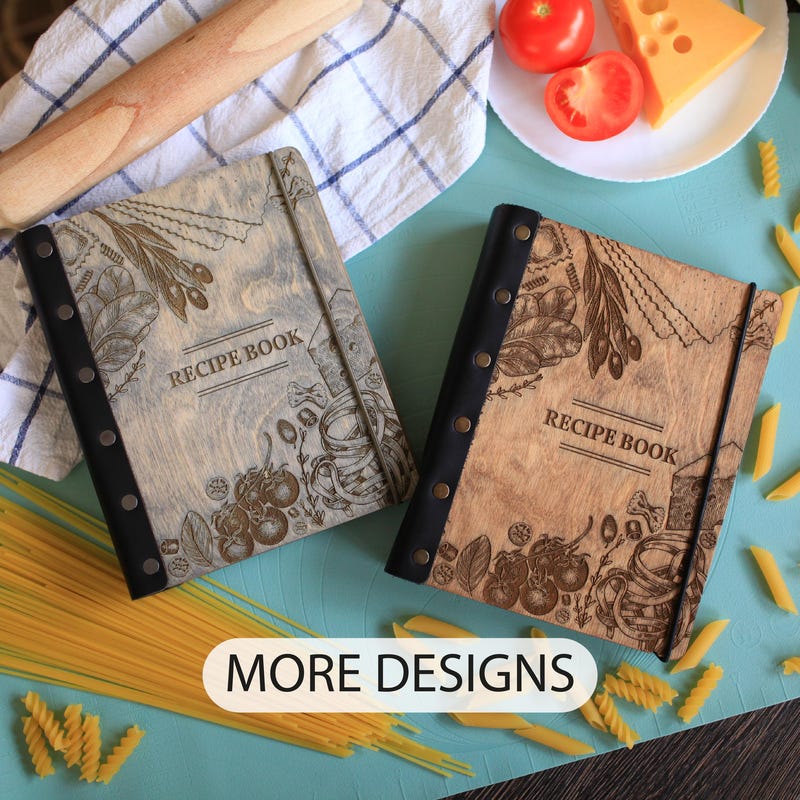 Leather Recipe Book - Etsy