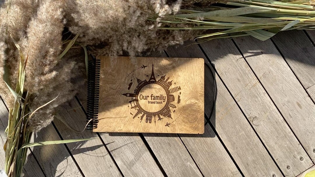 Custom Blank Photo Album 4x6, Wood Instax Photo Journal, Handmade ...