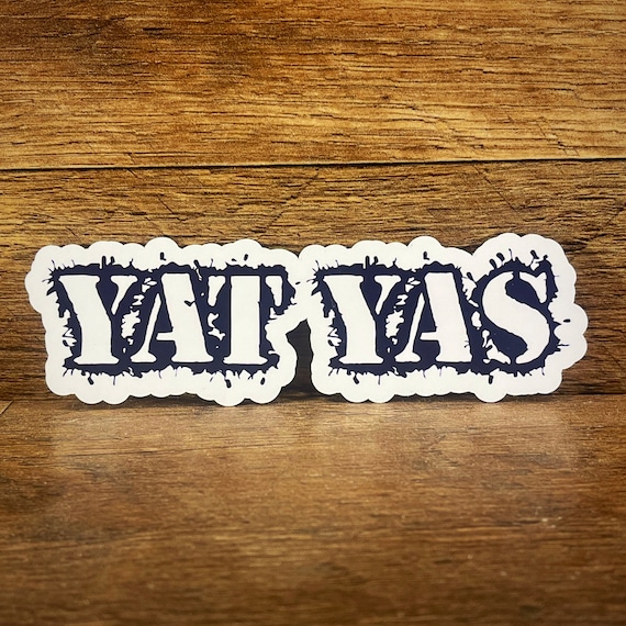 YAT YAS AAV Waterproof Sticker / Vinyl Sticker | Etsy