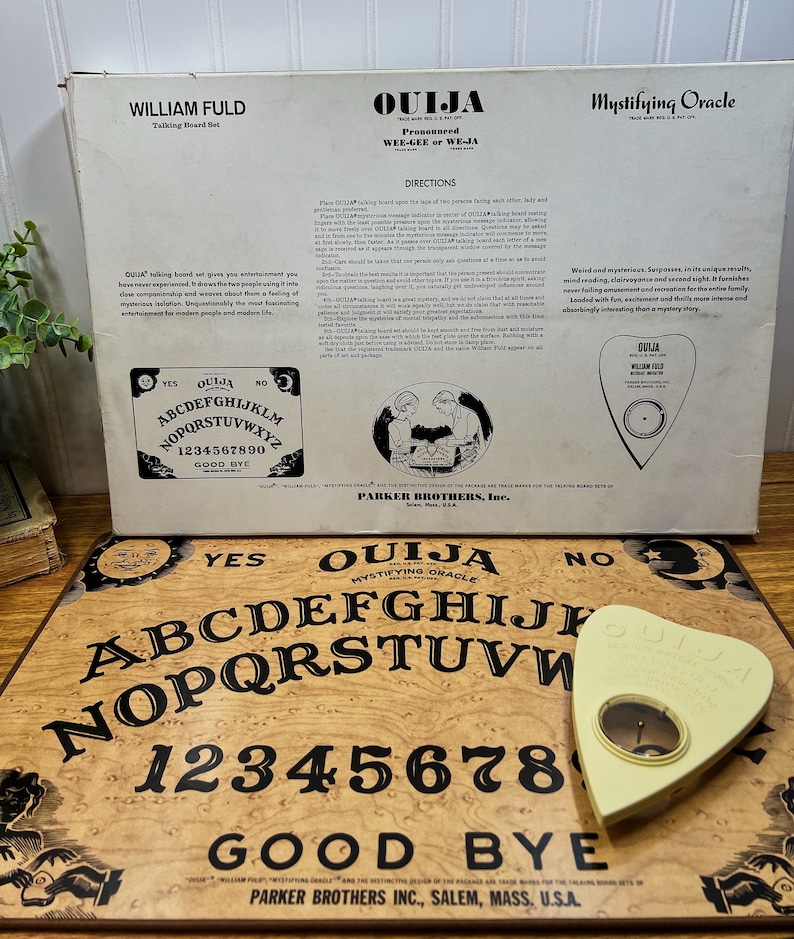 1968 William Fuld Ouija Board Vintage Occult Collectible With Mystic ...