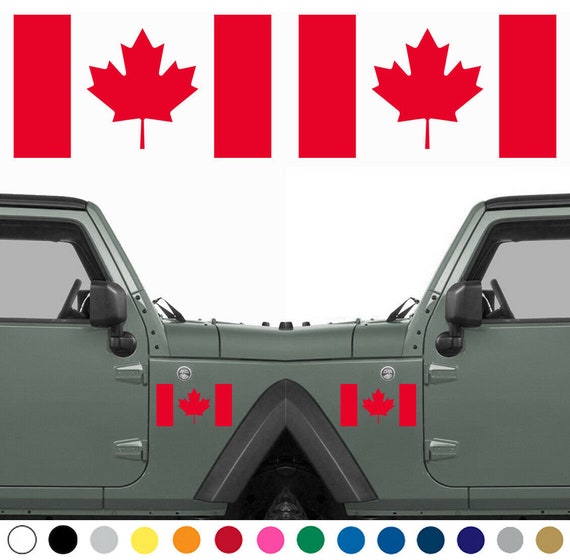 Paper & Party Supplies Bumper Stickers Set of 2 Canada Canadian Left ...