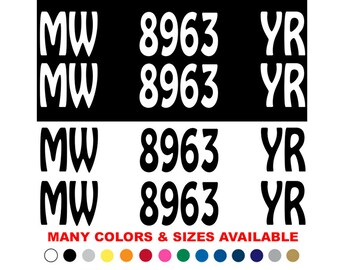 Boat Hull Numbers | Etsy