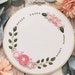 Embroidery Kit | Modern DIY Kit | Boho Gold Rose Wreath Hand Embroidery ...