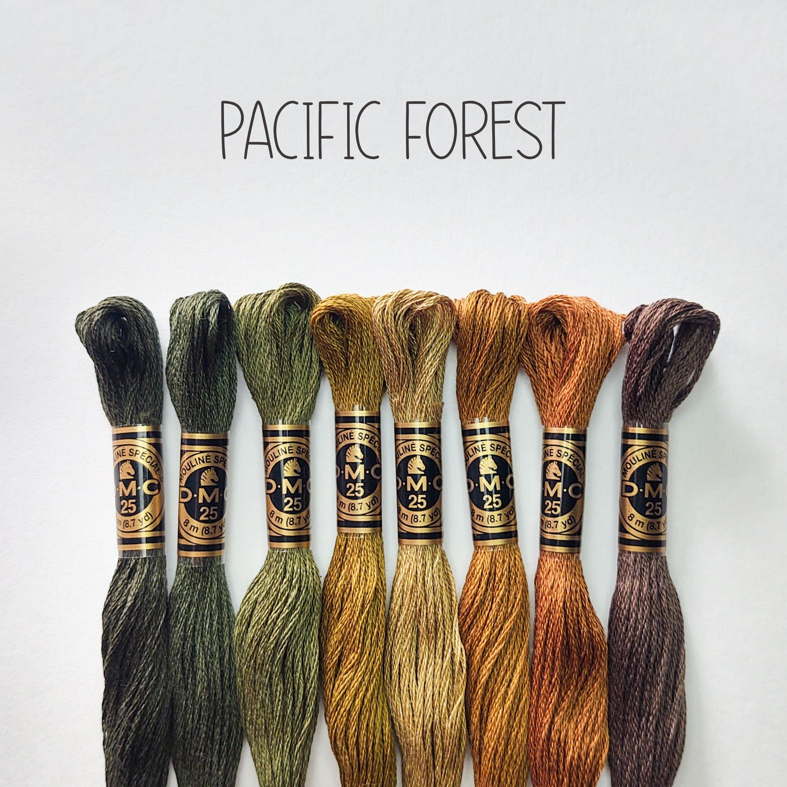 DMC Floss Bundle Floss Color Palette DMC Embroidery Thread Embroidery ...