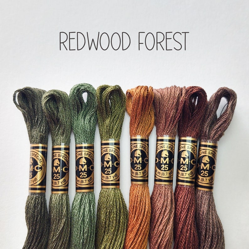 DMC Floss Bundle Floss Color Palette DMC Embroidery Thread - Etsy UK