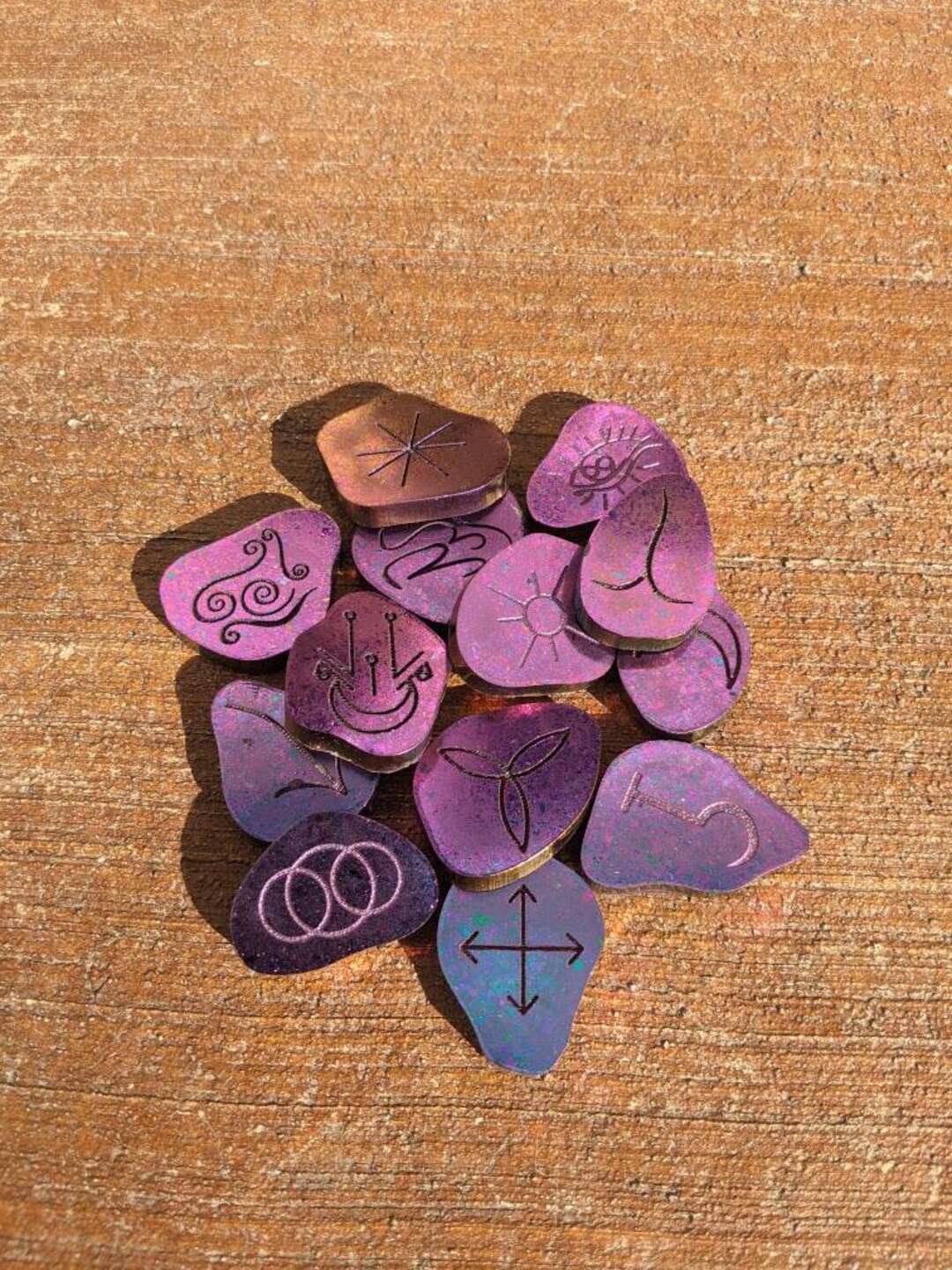 Witches Runes Set of 13 made to Order Read Details. - Etsy