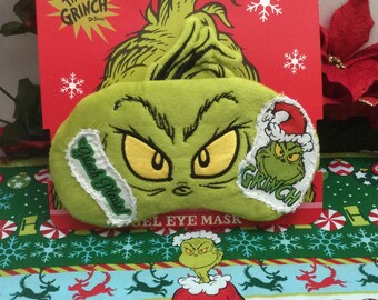 Grinch Sleeping Mask - Etsy