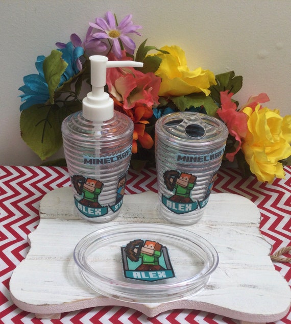 Minecraft Bathroom Decorations/minecraft Soap - Etsy