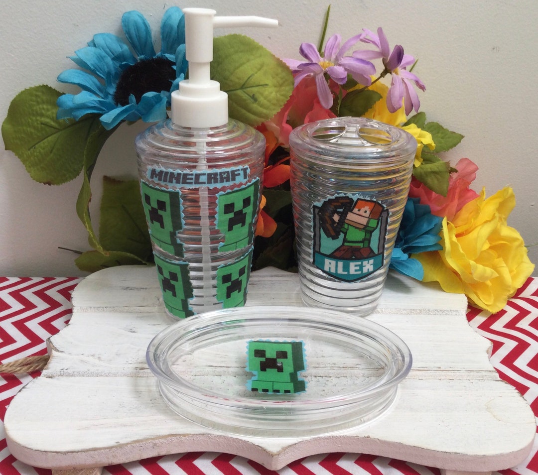 Minecraft Bathroom Decorations/minecraft Soap - Etsy