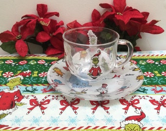 Grinch Salad Plates - Etsy