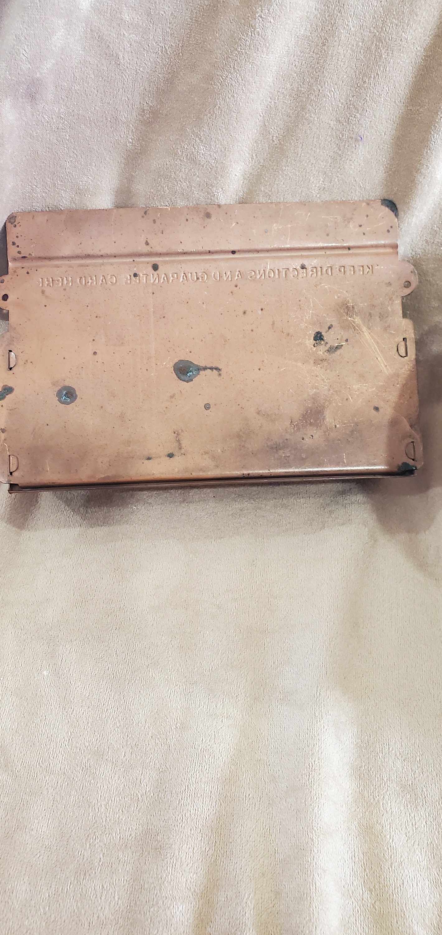 Vintage Aladdin 23 Lamp & Copper Matchbox Wallpocket - Etsy