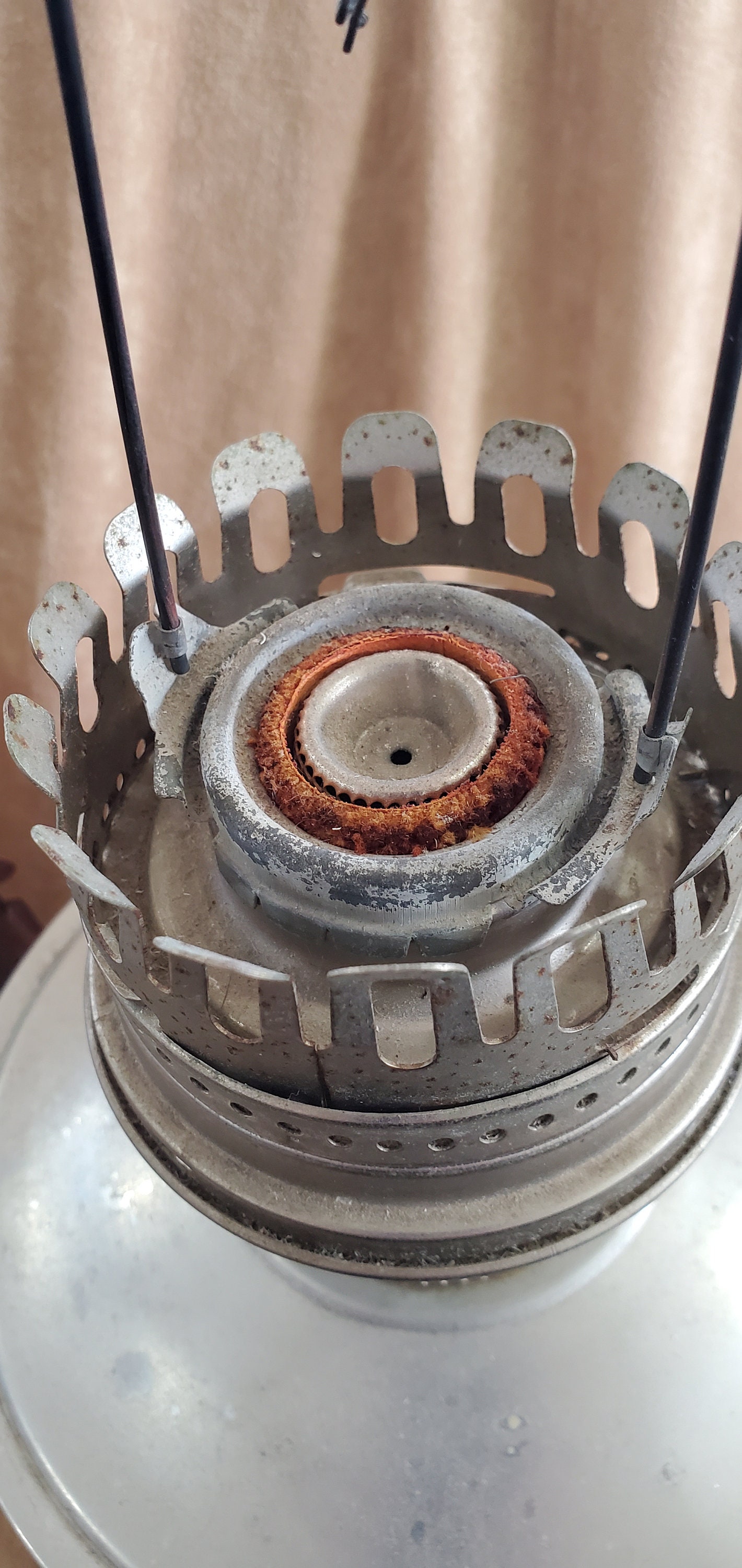 Vintage Aladdin 23 Lamp & Copper Matchbox Wallpocket - Etsy