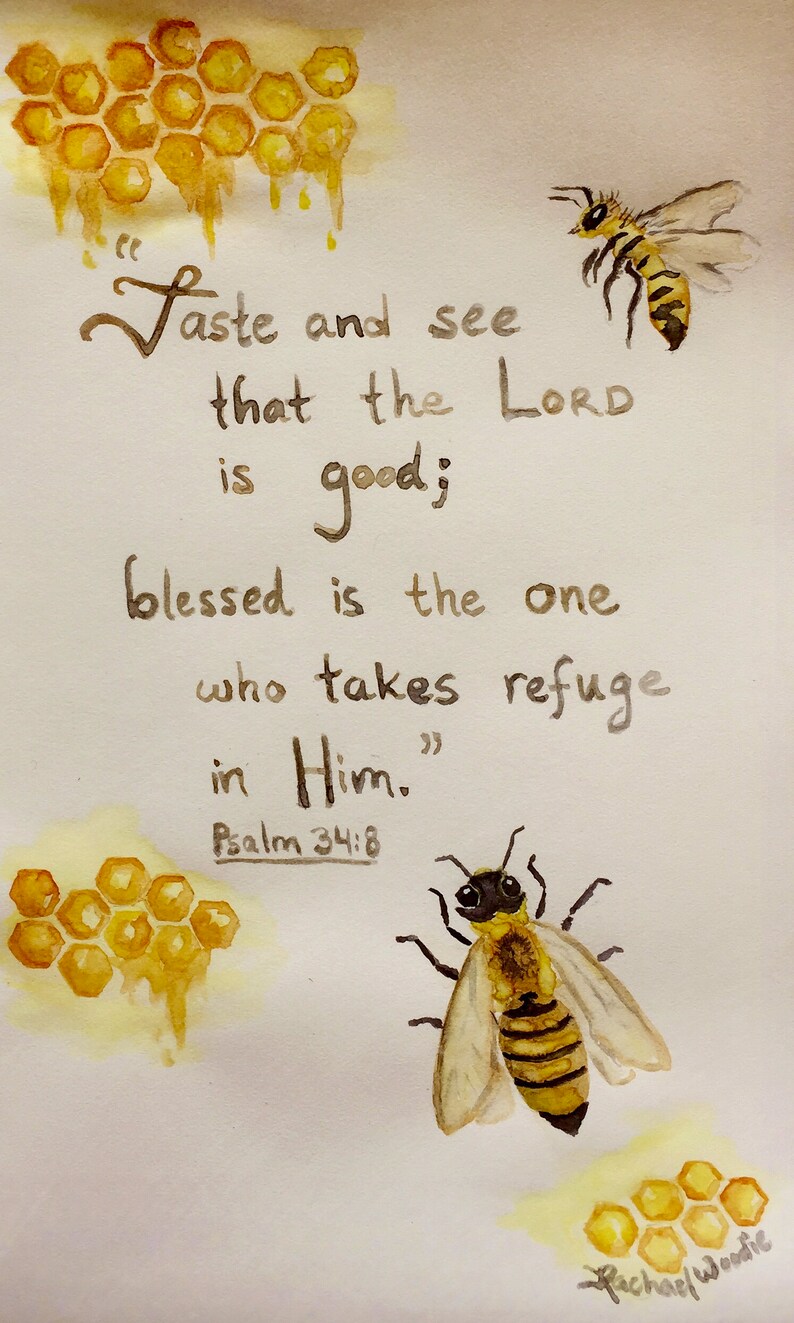 Bees & Verse Digital Print - Etsy