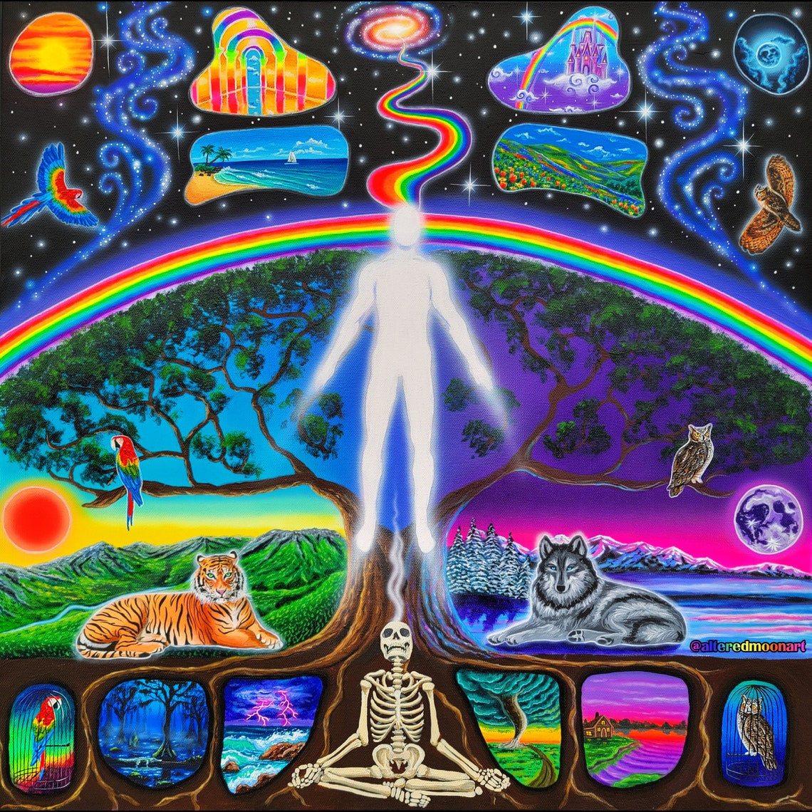 Art Print of Soul Ascension Spiritual Awakening Third Eye | Etsy