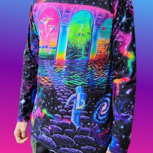 UFO Alien T-shirt: Galaxy Trippy Psychedelic Rave Clothing - Etsy