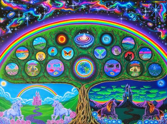 Trippy Drawings Of Trees