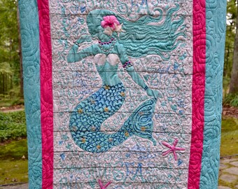 Mermaid Quilt | Etsy