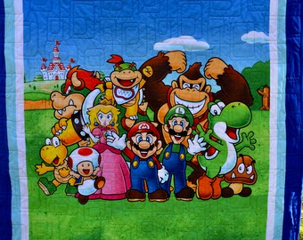 Mario Brothers Blanket - Etsy