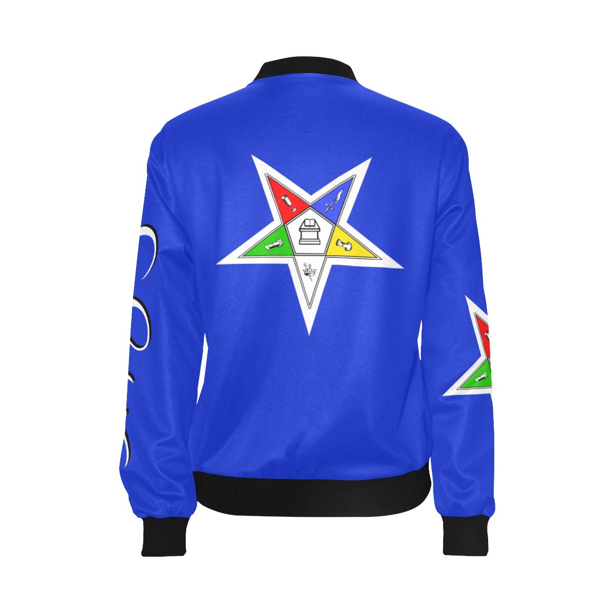 Order of Eastern Star Bomber Jacket - Blue OES Sistar Jacket - Etsy