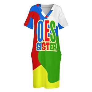 OES Loose Fit T-shirt Dress With Pockets - OES Sister Apparel | Eastern ...