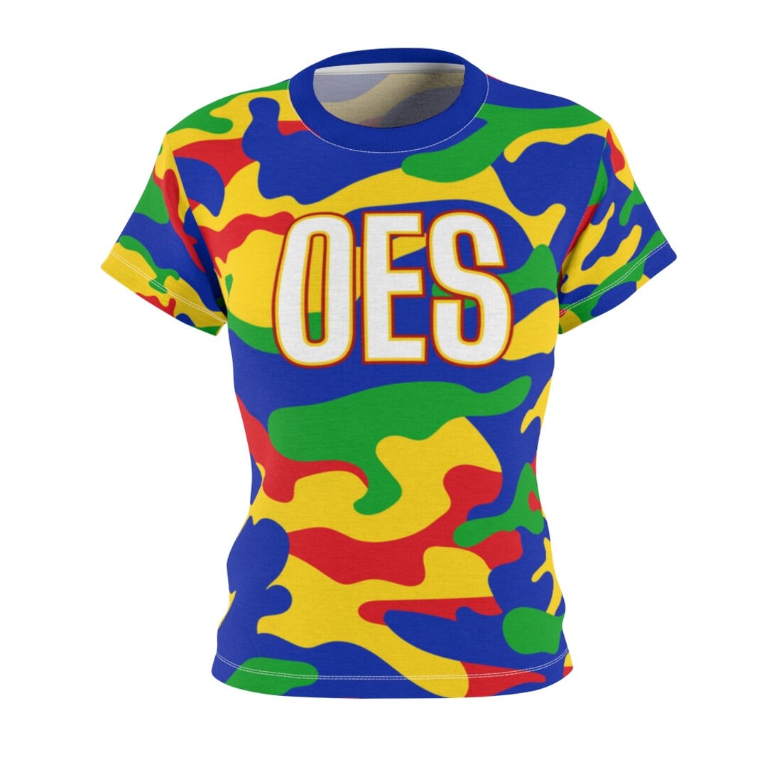 Order of the Eastern Star OES Colors Camo T-shirt - Etsy