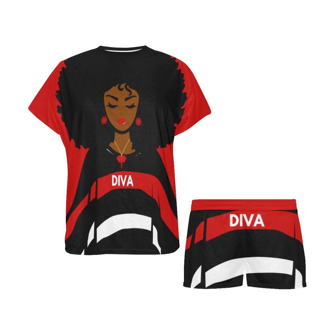 Diva Short Pajama Set - Etsy