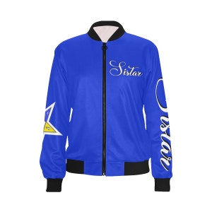 Order of Eastern Star // OES // Eastern Star // OES Bomber Jacket Blue ...
