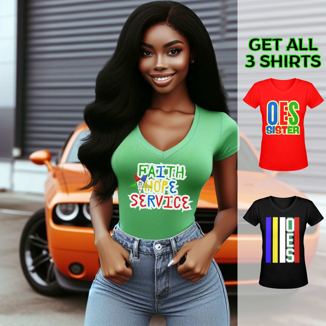 Order of the Eastern Star OES Debut T-shirt Pack of 3 - Etsy