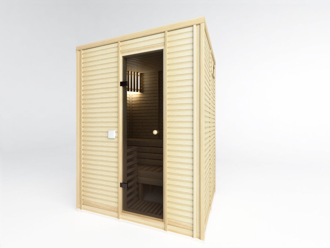 Natural ECO WOOD Hand Made Sauna Pool Spa Cabin, Garden, Living, Guest ...