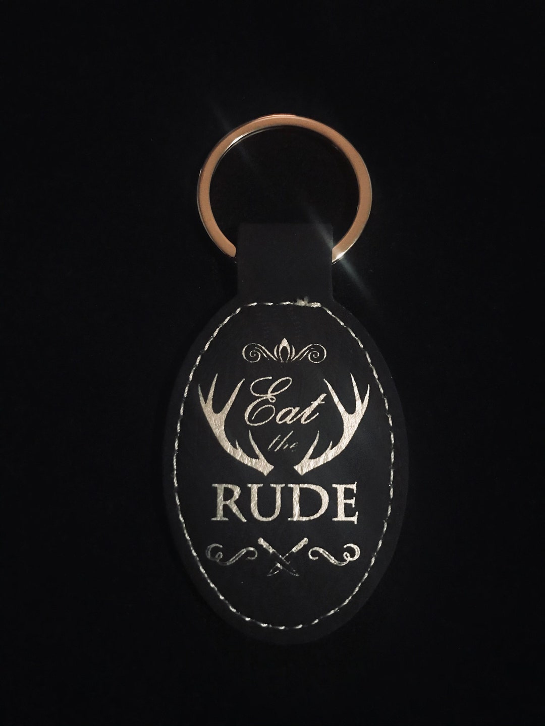 Eat the Rude Keychain, Horror Show Keychains, Hannibal Eat the Rude ...