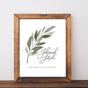 The Lord is Our Provider "jehovah Jireh" Isaiah 41:10 Digital Print ...