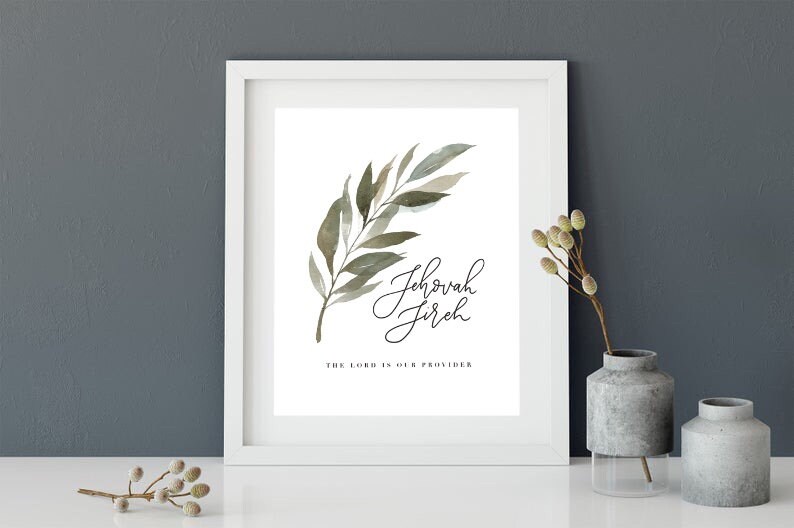 The Lord is Our Provider "jehovah Jireh" Isaiah 41:10 Digital Print ...