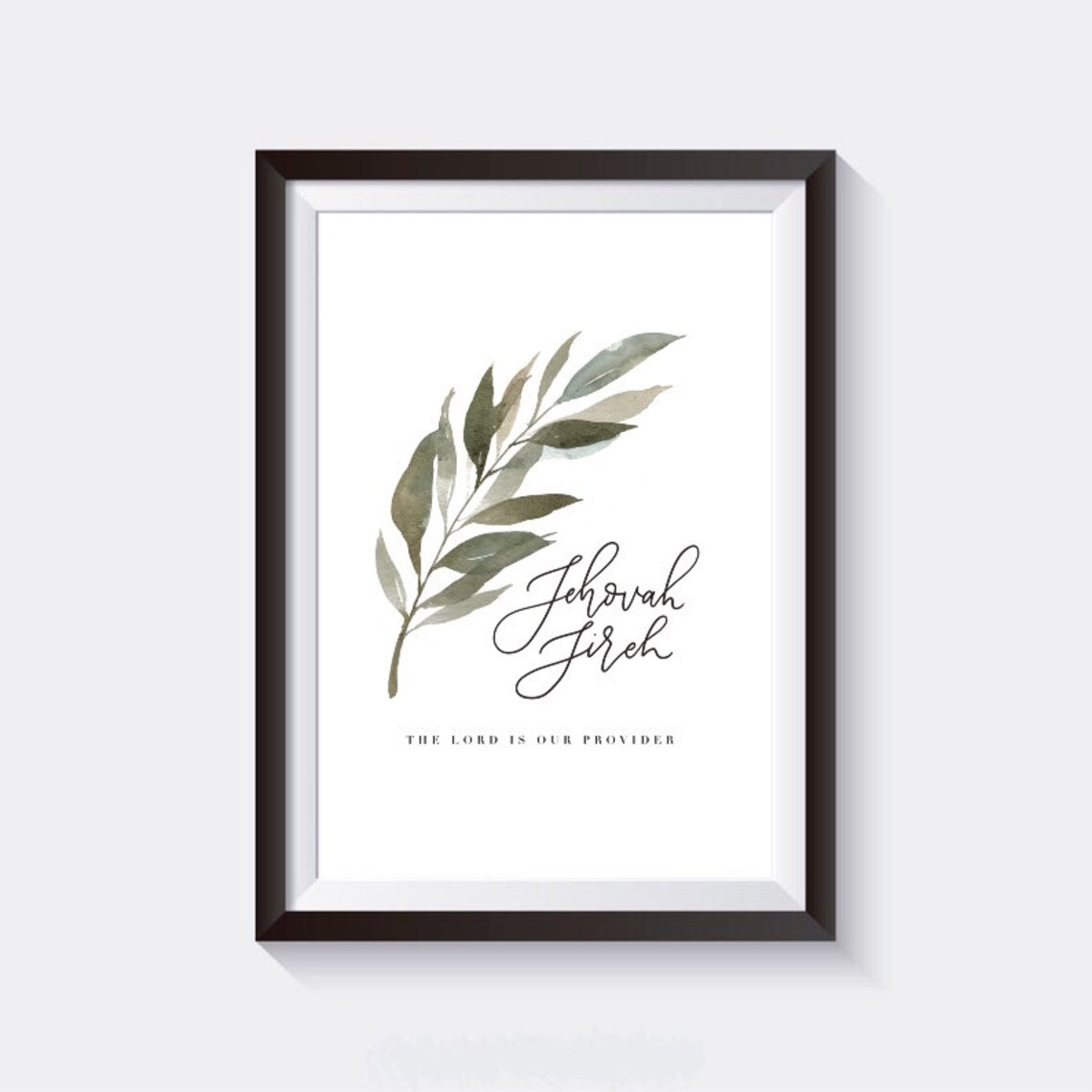 The Lord is Our Provider "jehovah Jireh" Isaiah 41:10 Digital Print ...