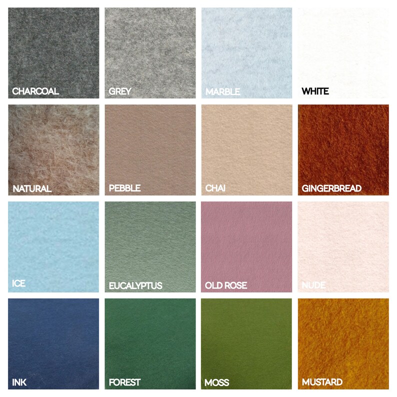 Mini Triangle Felt Bunting Scandi Garland Felt Flag Garland - Etsy