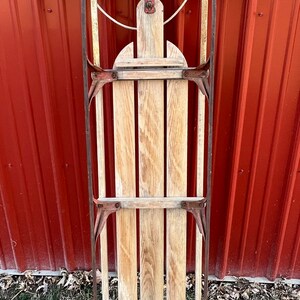 Rare Vintage True Temper Sno Surfer Wooden Sled, Vintage Holiday Decor ...