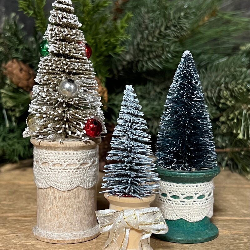 Spool Christmas Trees - Etsy
