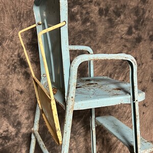 Vintage Baby Doll High Chair, Happy Time Metal Baby Doll High Chair ...