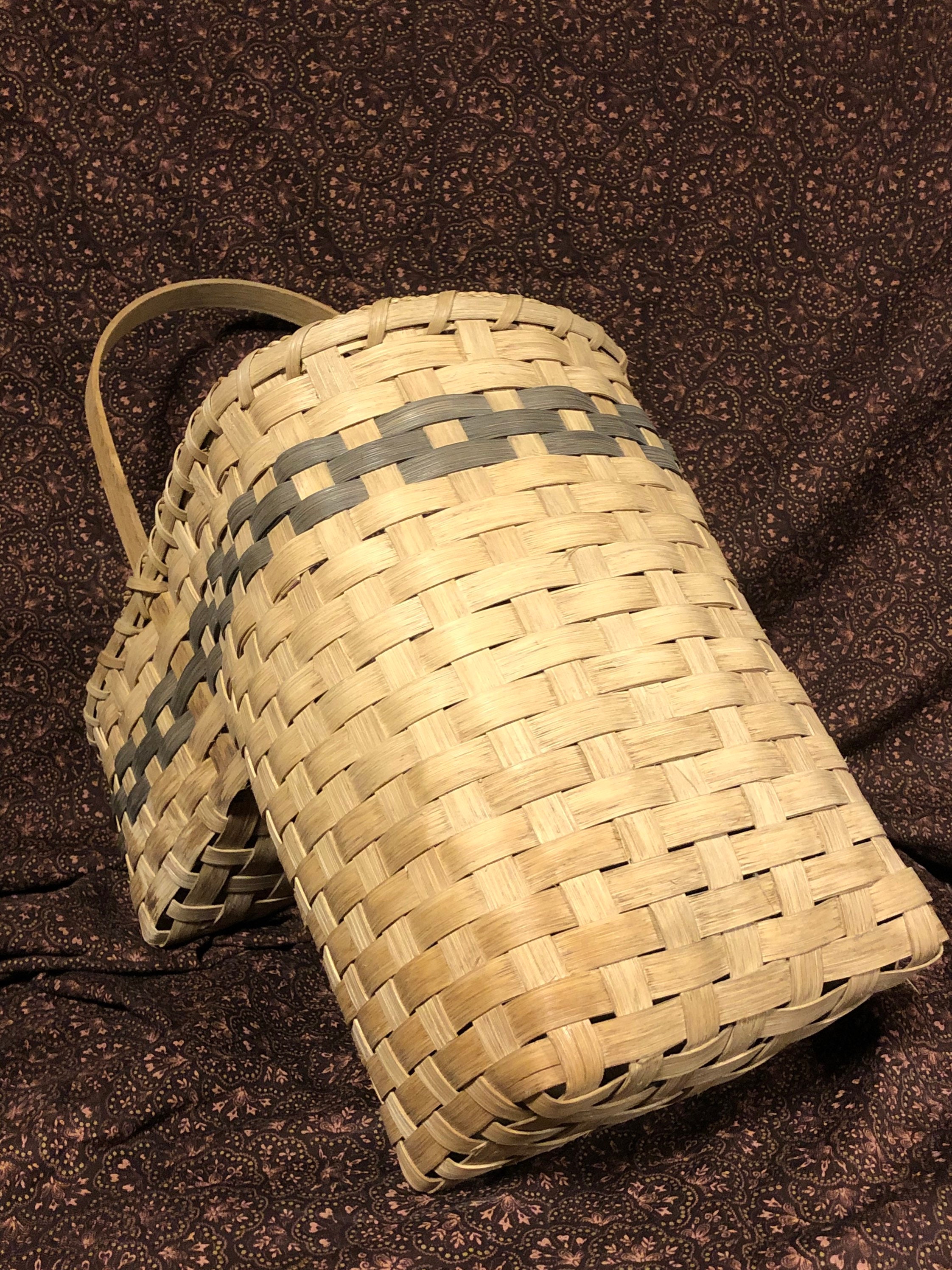 Vintage Stair Step Wicker Basket/country Rustic Basket | Etsy