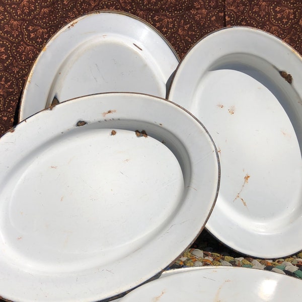 White Enamelware - Etsy