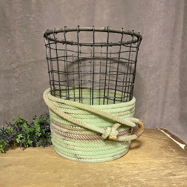 Lariat Rope Basket - Etsy