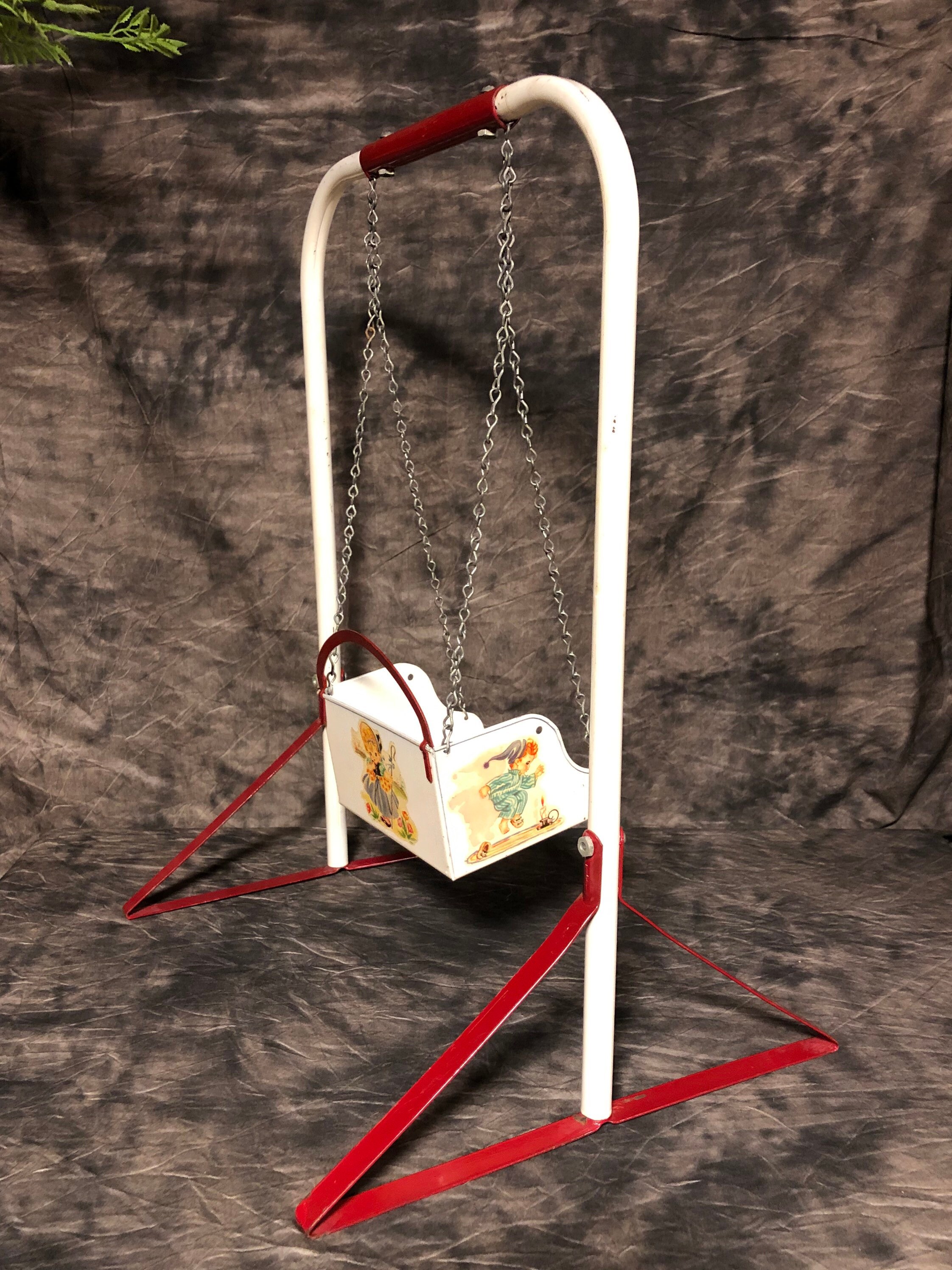 Vintage Doll Swing in Stand Vintage Baby Doll Furniture - Etsy