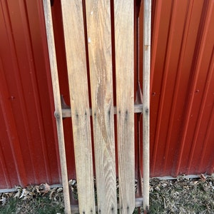 Rare Vintage True Temper Sno Surfer Wooden Sled, Vintage Holiday Decor ...
