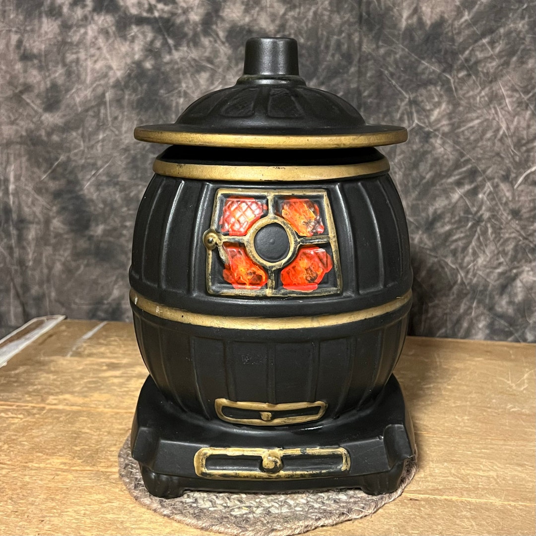 Vintage Mccoy Pot Belly Stove Cookie Jar, Mccoy USA Cookie Jar - Etsy