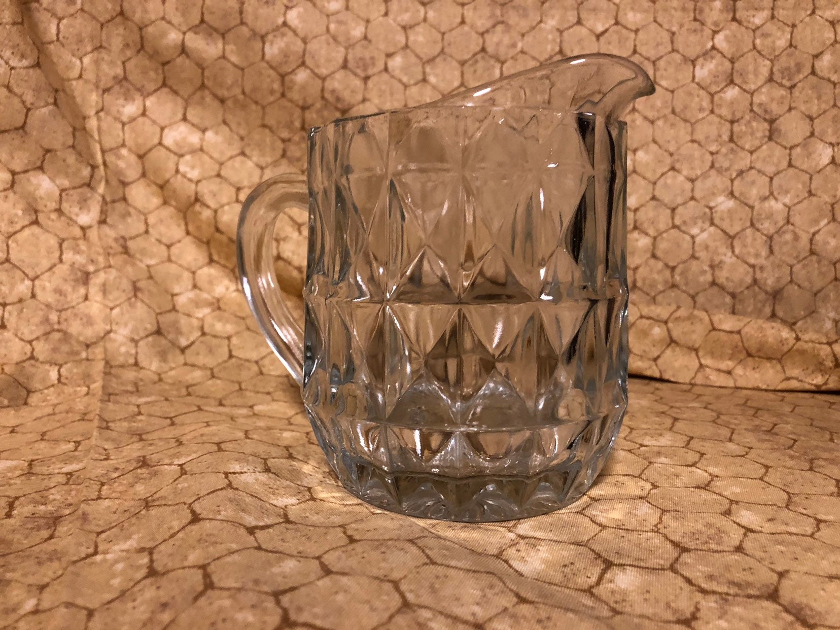 Vintage Fostoria Glass Pitcher | Etsy