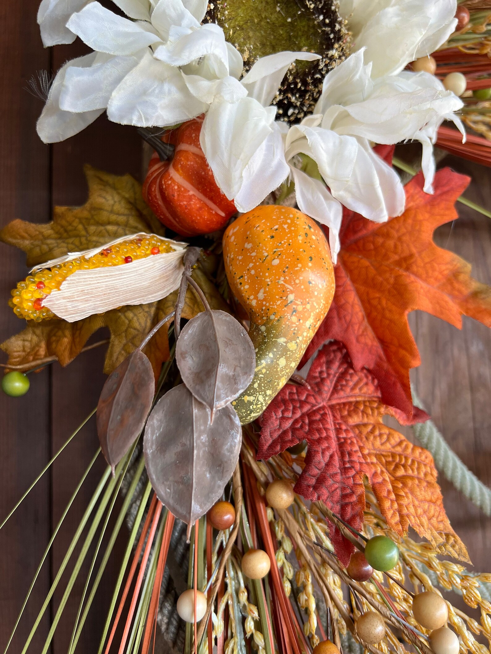 Sunflower Lariat Rope Wreath Fall Decor Fall Wreath - Etsy